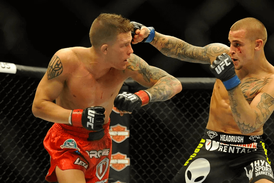 Max Holloway vs Dustin Poirier Timeline